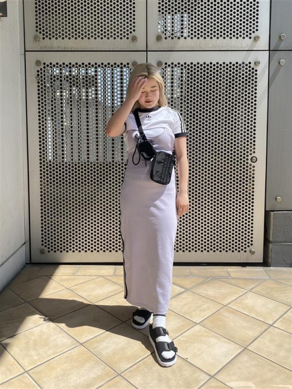 SM(アディダス オリジナルスショップ あべのHoop)｜adidasのTシャツ/カットソーを使ったコーディネート - WEAR