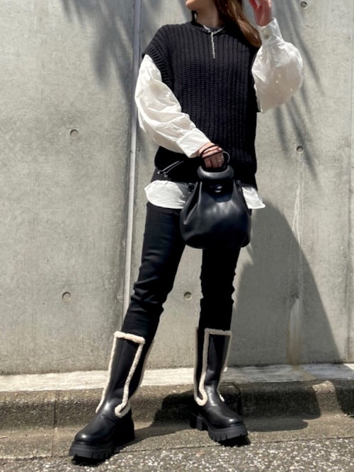 ashogn（ASH）｜Ungridのニット/セーターを使ったコーディネート - WEAR