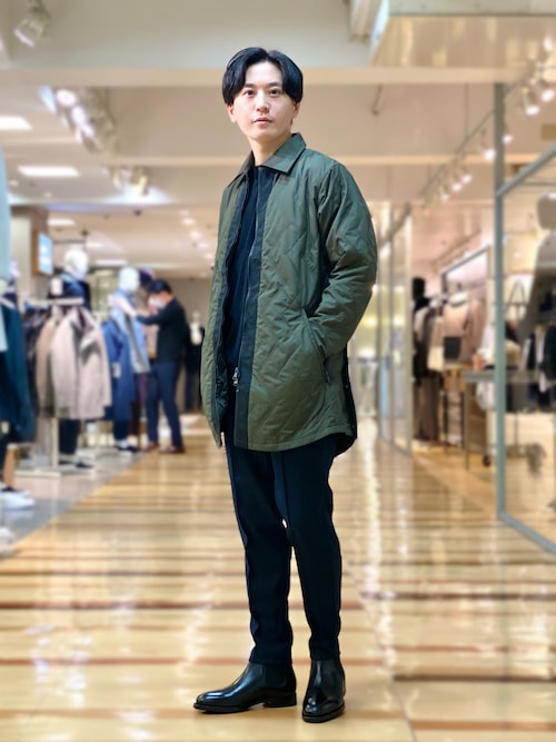 5351 POUR LES HOMMES パンツ ウーリッシュ フラノ スリム テーパード