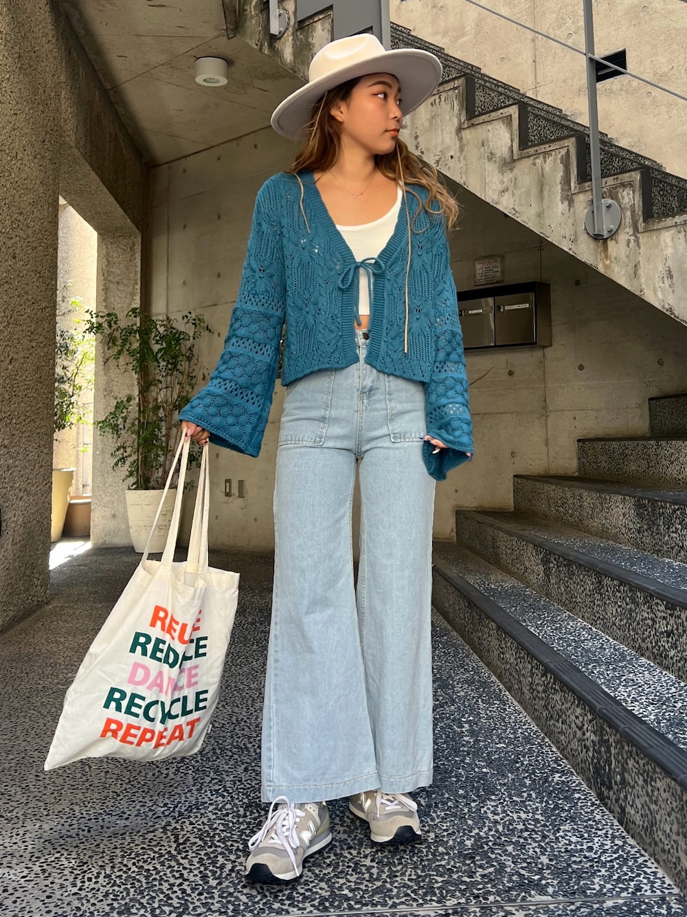 Sarah(ANAP Online Official)｜anap mimpiのカーディガン/ボレロを使ったコーディネート - WEAR