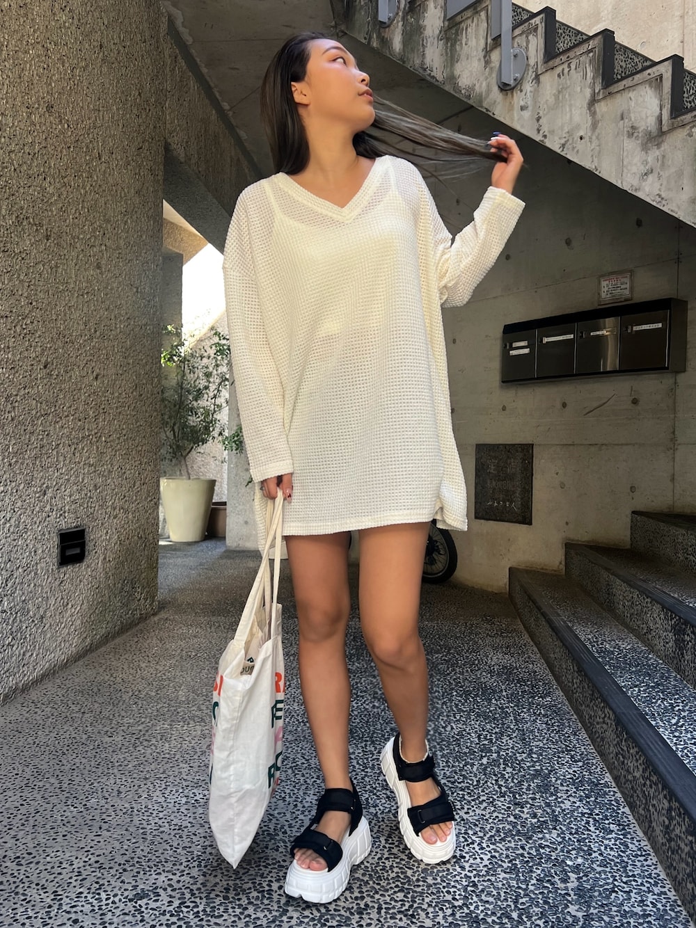 Sarah(ANAP Online Official)｜anap mimpiのTシャツ/カットソーを使ったコーディネート - WEAR