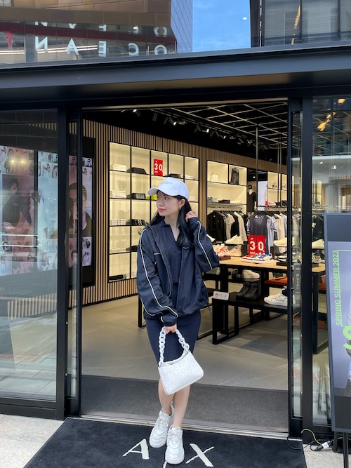 A|X アルマーニ エクスチェンジ 原宿 キャットストリート店Misakeyさんのキャップを使ったコーディネート - ZOZOTOWN