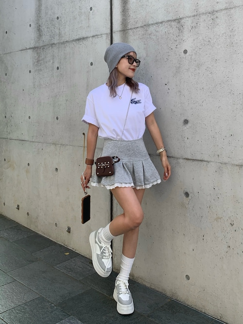 mayu ｜LACOSTEのTシャツ/カットソーを使ったコーディネート - WEAR