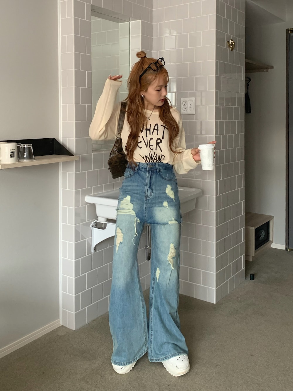 mayu ｜Celumeのデニムパンツを使ったコーディネート - WEAR