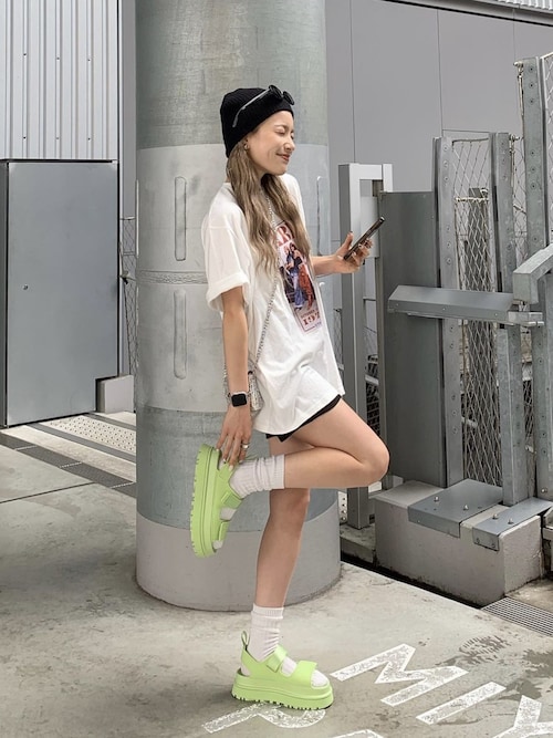 mayu ｜LOWRYS FARMのニットキャップ/ビーニーを使ったコーディネート - WEAR