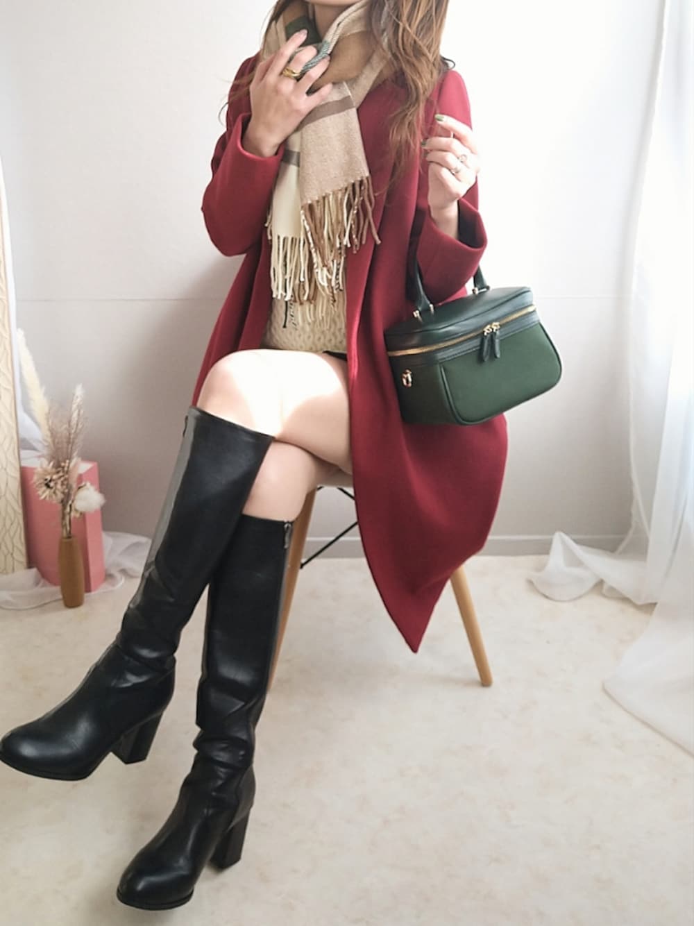 yu.｜OMNESのチェスターコートを使ったコーディネート - WEAR