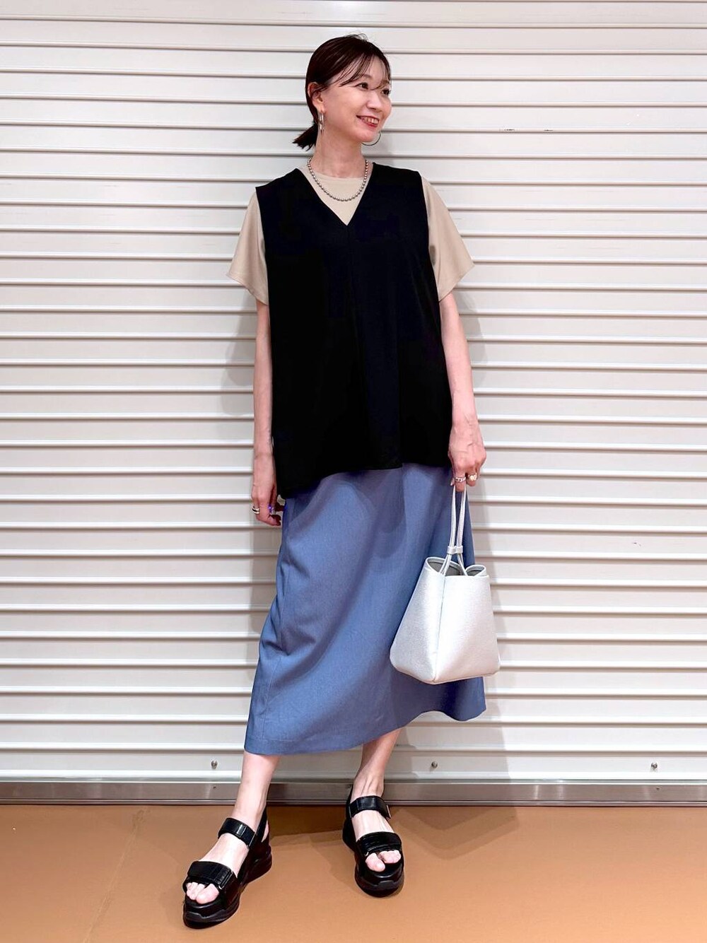 nami(Elura/ヤエチカ）(Elura 八重洲地下街)｜Eluraのシャツ/ブラウスを使ったコーディネート - WEAR