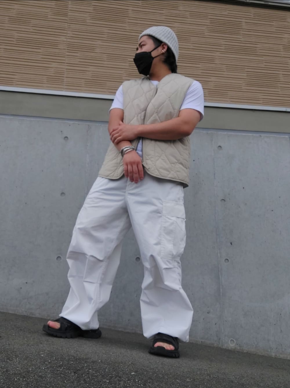 K.K｜GUのダウンベストを使ったコーディネート - WEAR