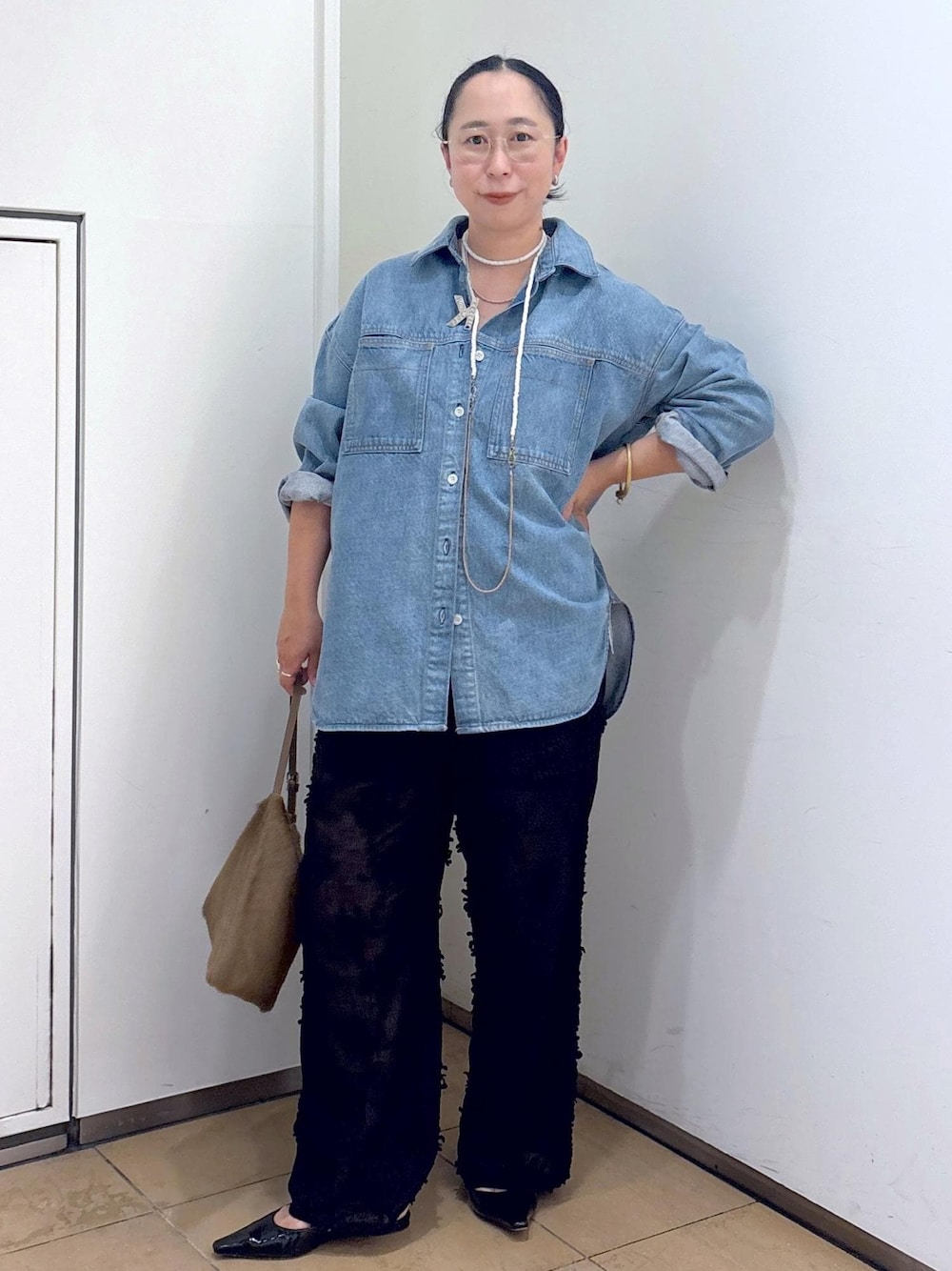 azuki(SALON adam et rope' 天王寺MIO)｜SALON adam et rope'のシャツ/ブラウスを使った ...