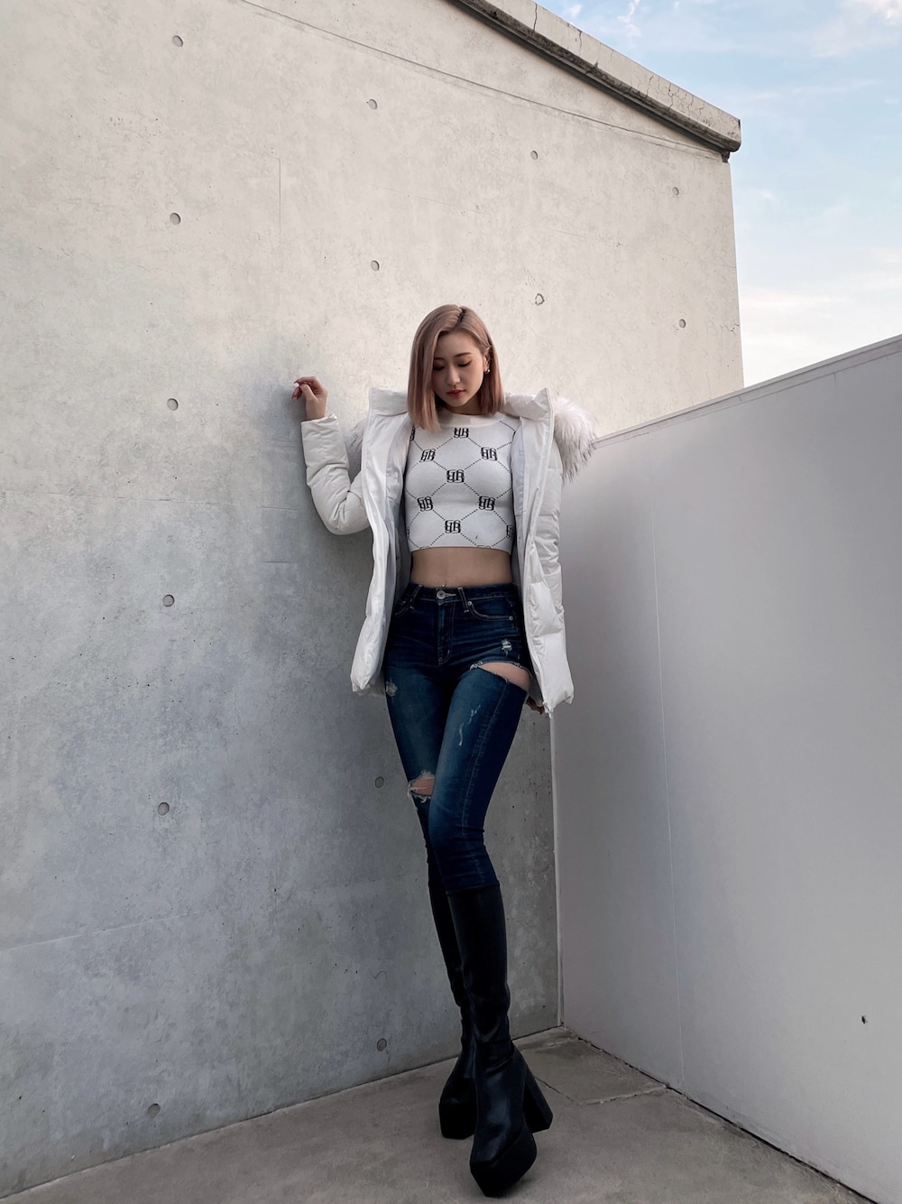 Juria(GYDA)｜GYDAのニット/セーターを使ったコーディネート - WEAR