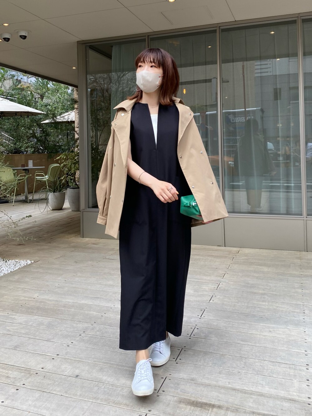 まっしー(un dix cors東武池袋)｜un dix corsのジャンパースカートを使ったコーディネート - WEAR