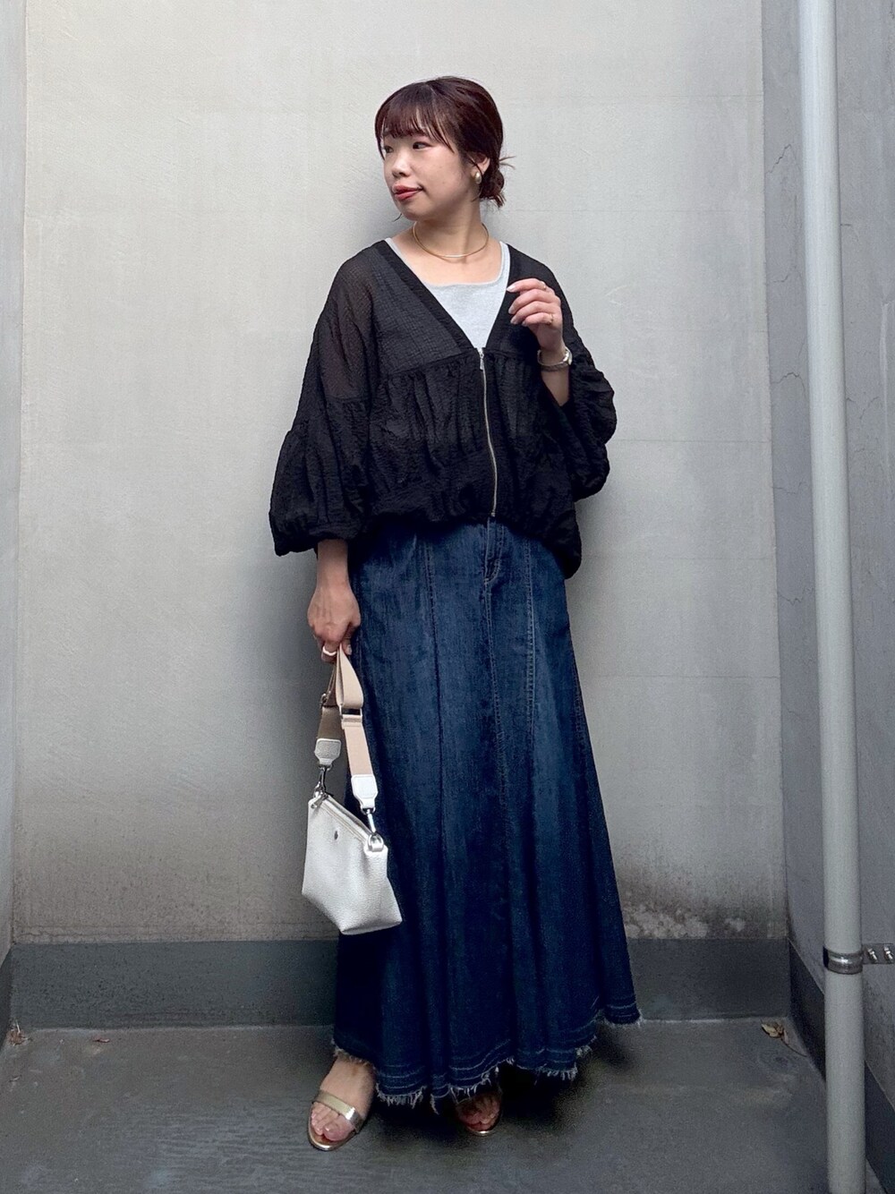 まっしー(undixcors_official)｜un dix corsのデニムスカートを使ったコーディネート - WEAR