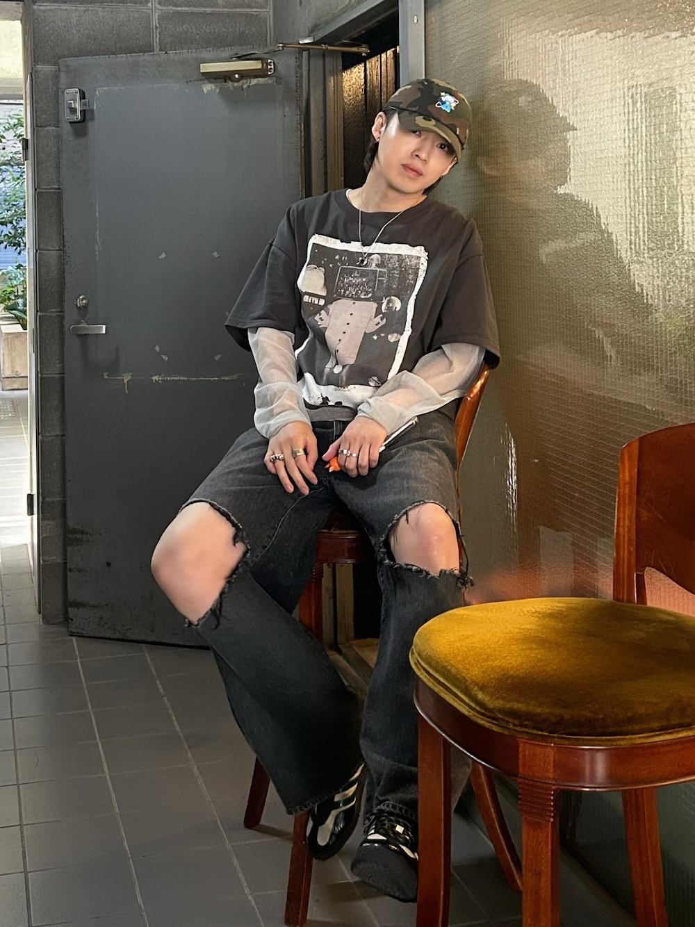 がー｜GIDEAL.のTシャツ/カットソーを使ったコーディネート - WEAR