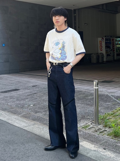 がー｜GIDEAL.のTシャツ/カットソーを使ったコーディネート - WEAR