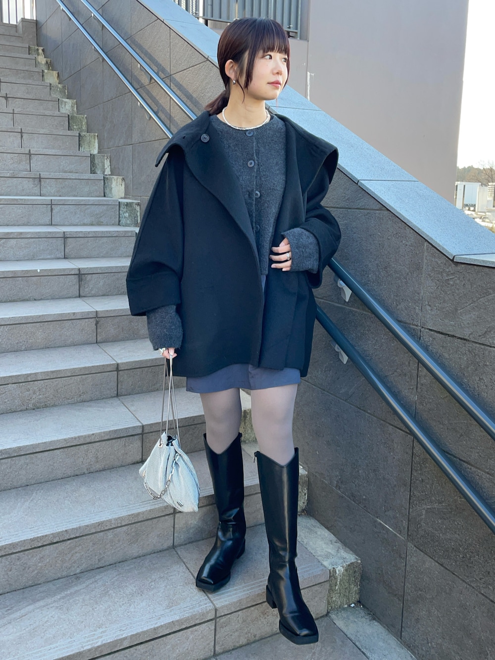 UKI｜LAROUTEのブーツを使ったコーディネート - WEAR