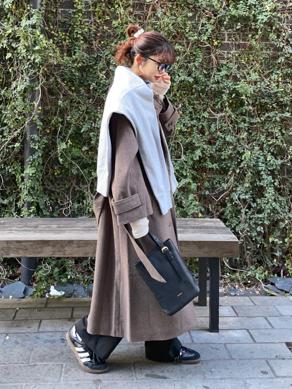 UKI｜tiptopのステンカラーコートを使ったコーディネート - WEAR