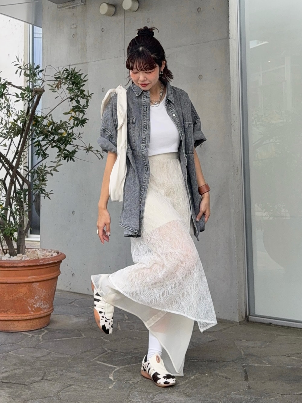 UKI｜tiptopのシャツ/ブラウスを使ったコーディネート - WEAR