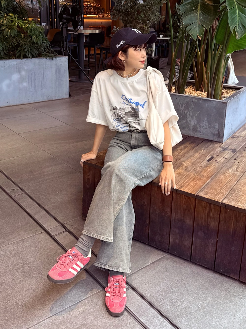 UKI｜tiptopのTシャツ/カットソーを使ったコーディネート - WEAR
