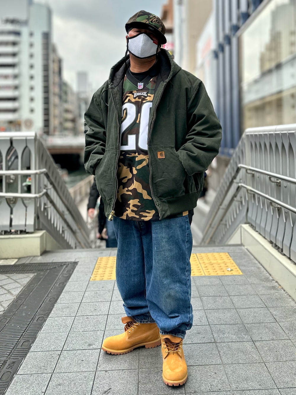 Throwbackmania｜Carharttのマウンテンパーカーを使ったコーディネート - WEAR