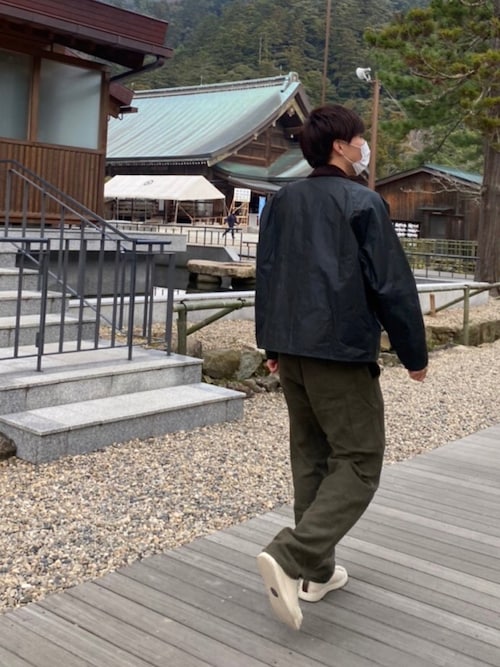 ken｜Barbourのブルゾンを使ったコーディネート - WEAR