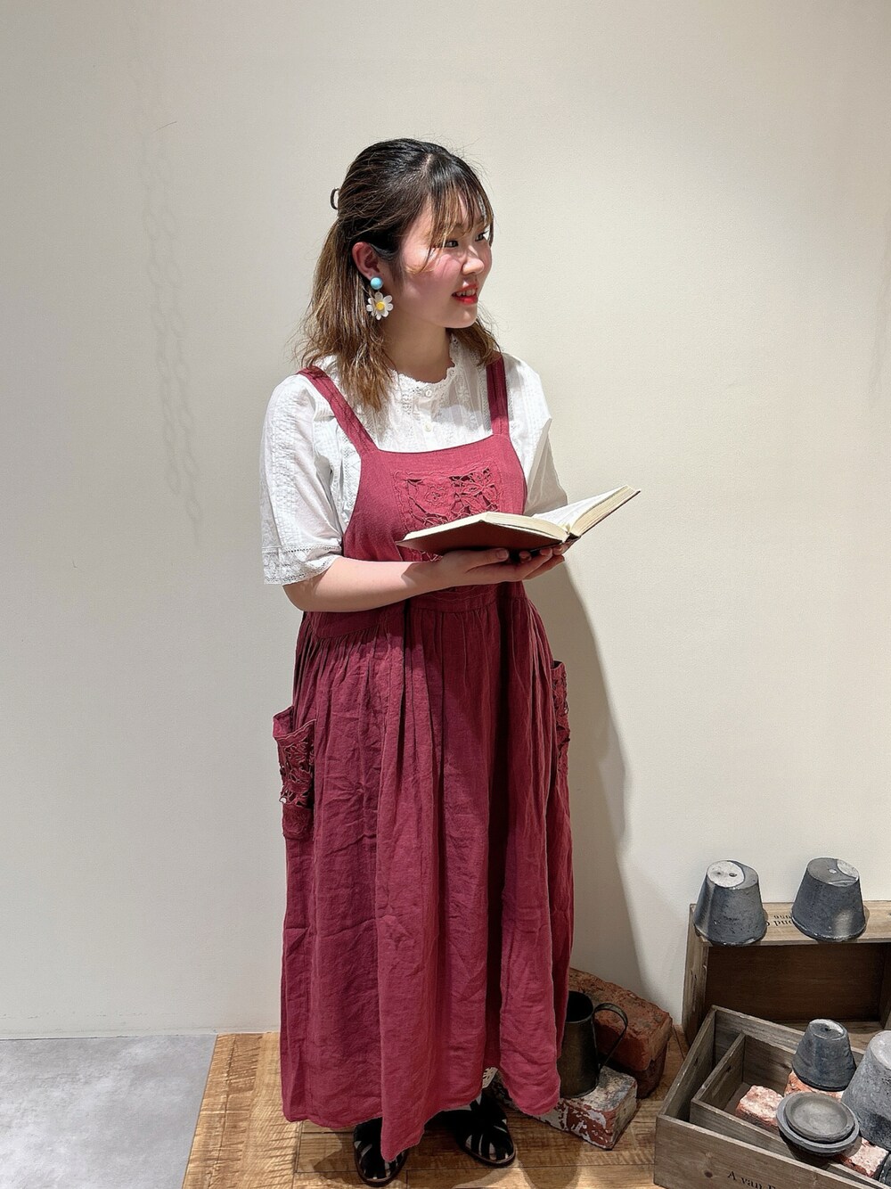 _nuinui_(SM2 東急プラザ蒲田)｜TSUHARU by Samansa Mos2のワンピースを使ったコーディネート - WEAR