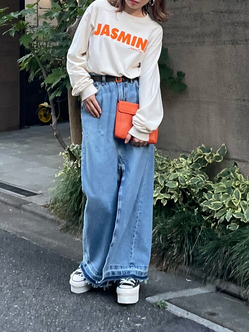 coco｜mi via locaのTシャツ/カットソーを使ったコーディネート - WEAR