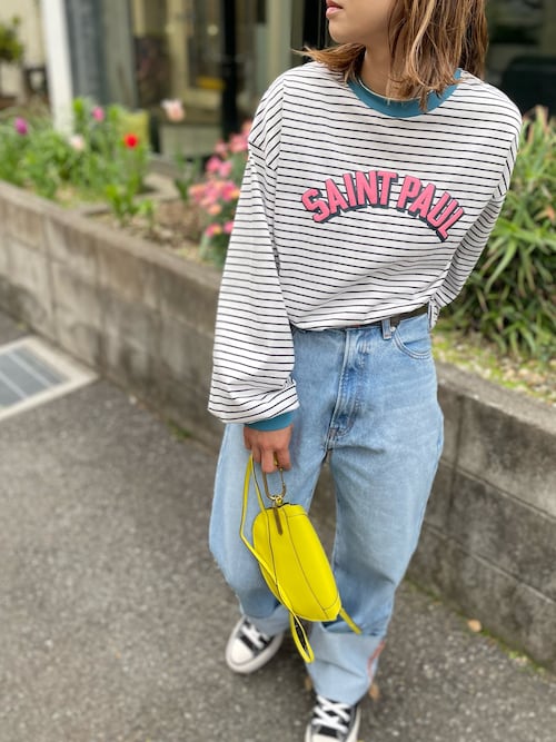 coco｜mi via locaのTシャツ/カットソーを使ったコーディネート - WEAR