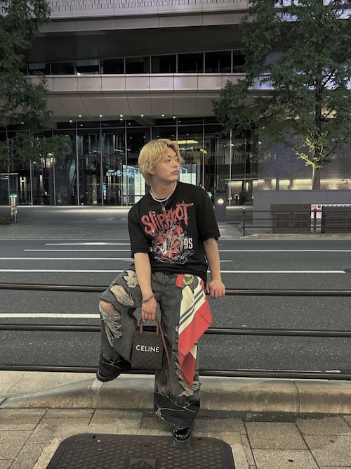 pradox.xlv｜slipknotのTシャツ/カットソーを使ったコーディネート - WEAR