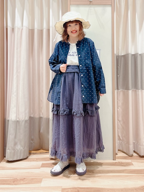 えり(SM2 keittio フジグラン三原)｜Samansa Mos2のシャツ/ブラウスを使ったコーディネート - WEAR