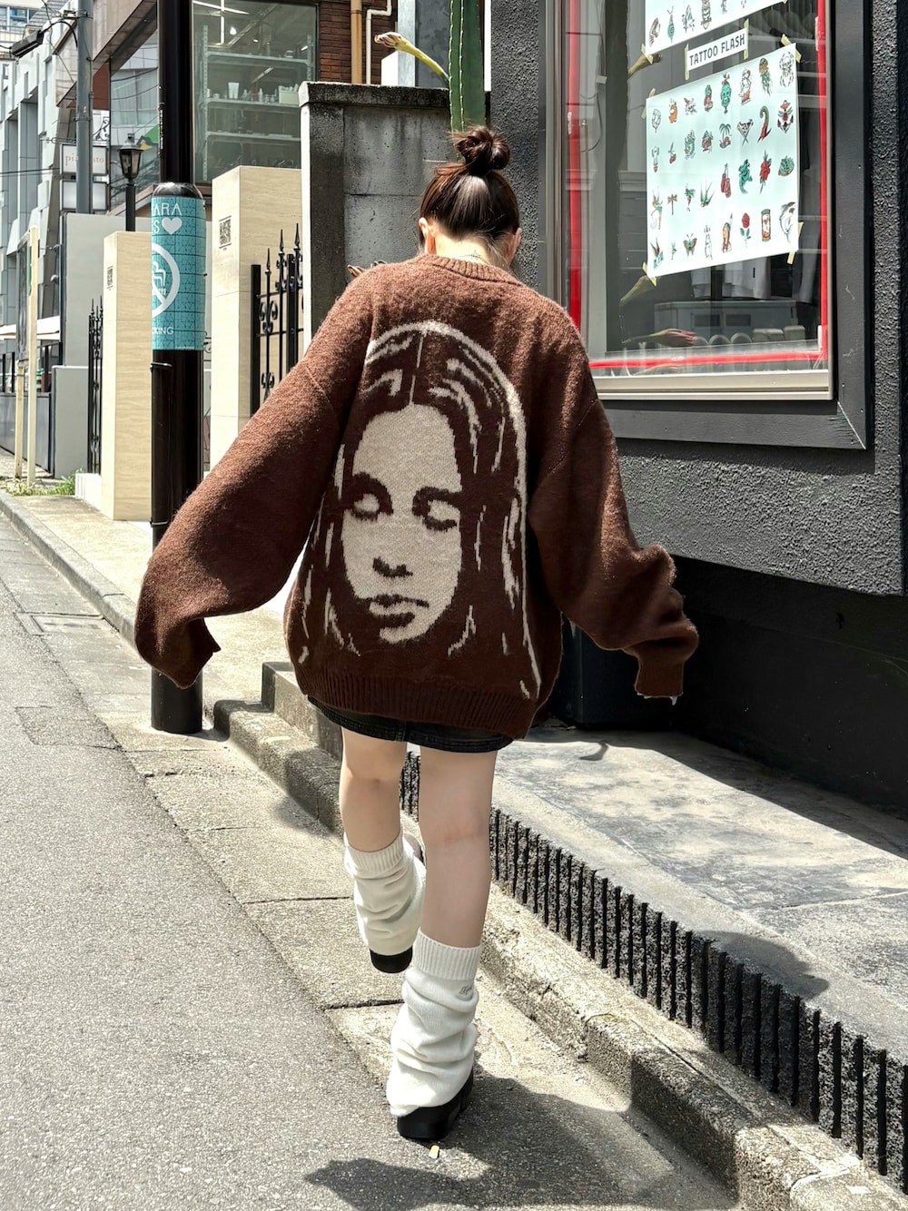 Fukuo Yuuka(X-girl大阪)｜X-girlのカーディガン/ボレロを使ったコーディネート - WEAR