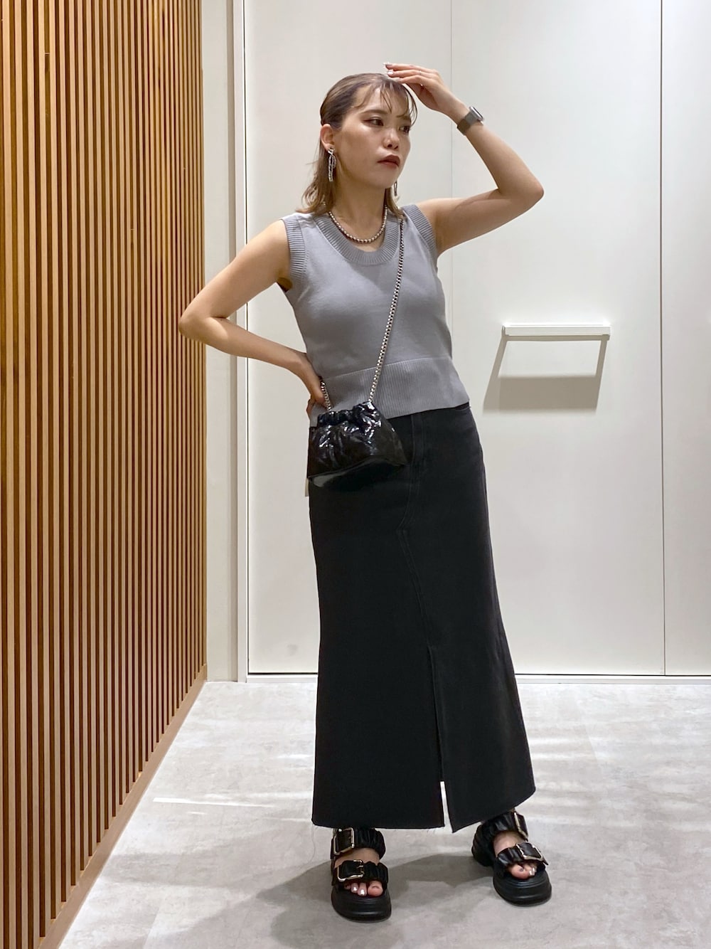 riho(FREE'SMART あべのキューズモール)｜FREE'S MARTのニット/セーターを使ったコーディネート - WEAR