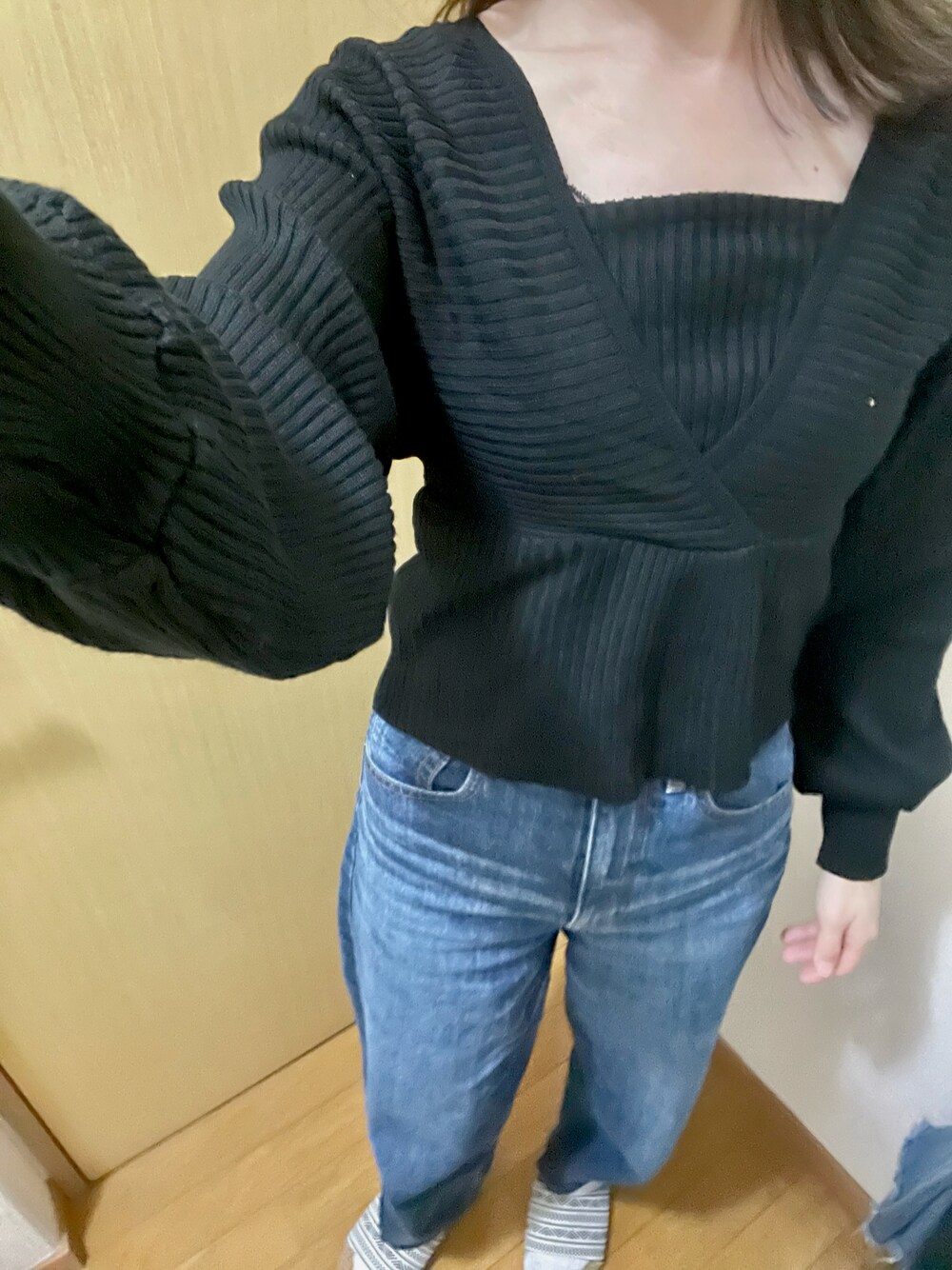 moco｜GUのデニムパンツを使ったコーディネート - WEAR