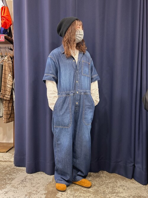 CUBESUGAR_SHIZUOKA(新静岡ｾﾉﾊﾞ店)｜CUBE SUGARのつなぎ/オールインワンを使ったコーディネート - WEAR
