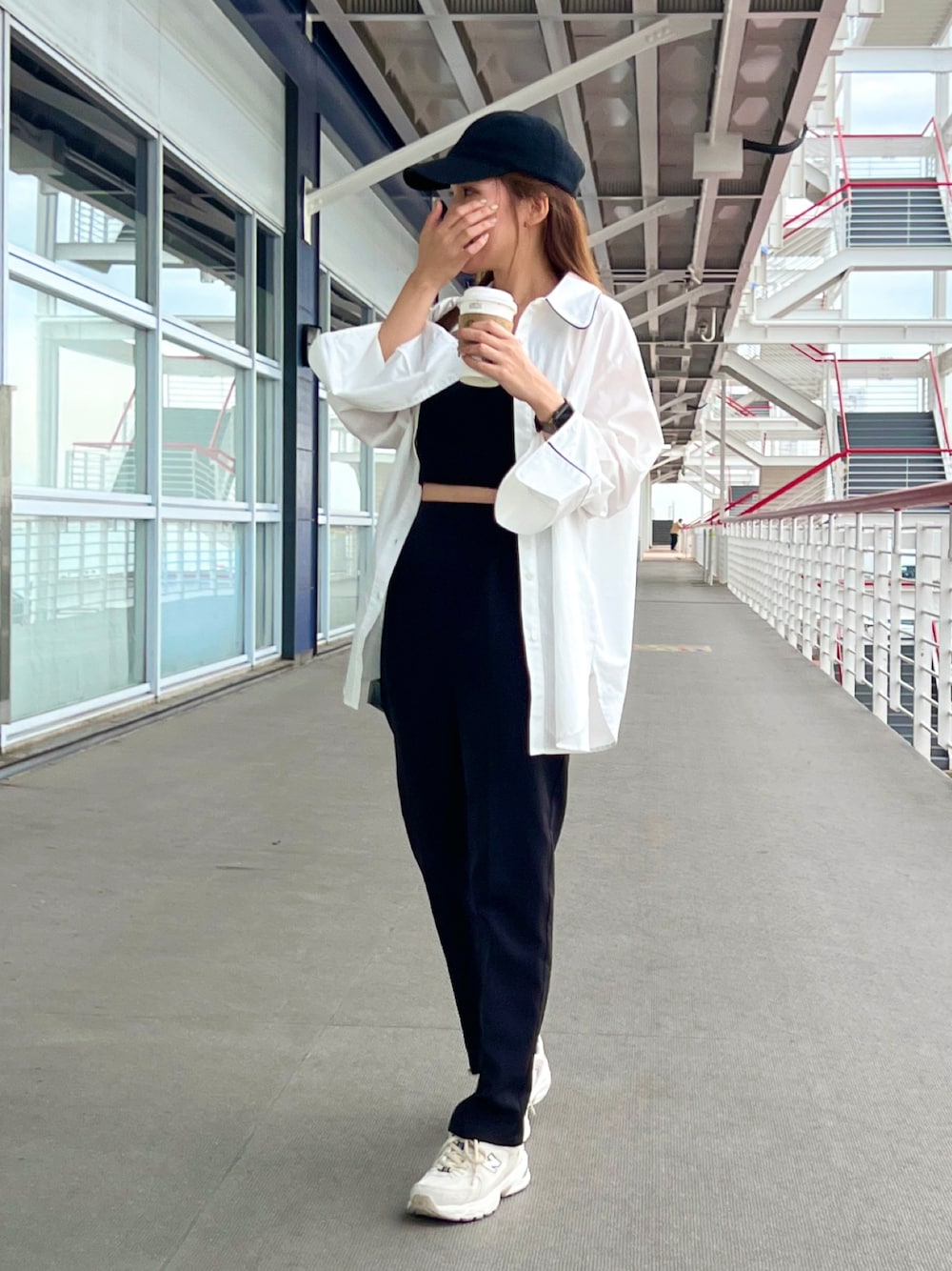 𝒉𝒊𝒓𝒐｜ZARAのキャップを使ったコーディネート - WEAR