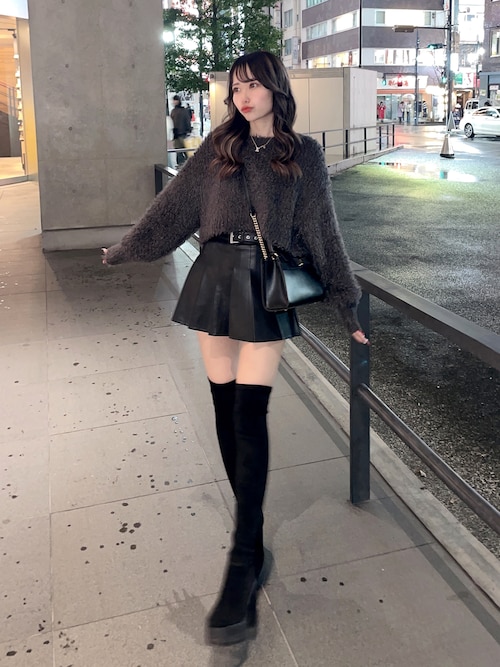 yuka 🤍｜OLIVE des OLIVEのニット/セーターを使ったコーディネート - WEAR