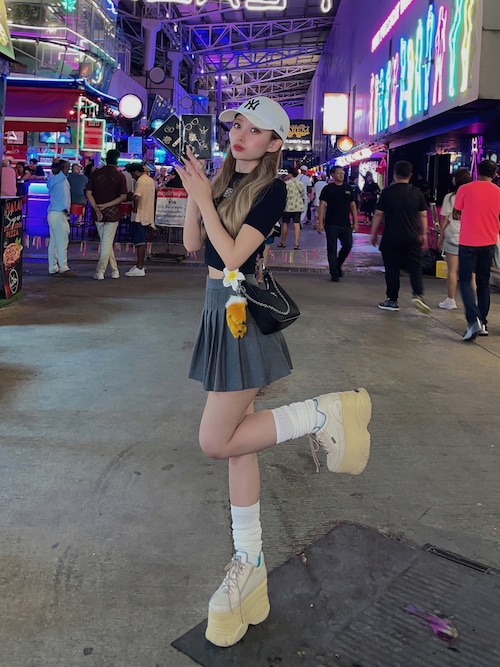 yuka 🤍｜NEW ERAのキャップを使ったコーディネート - WEAR