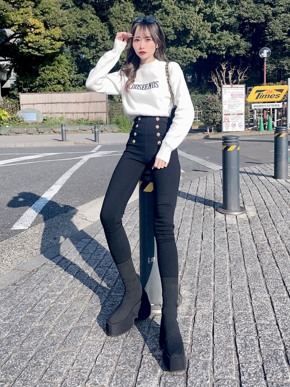 yuka 🤍｜GYDAのニット/セーターを使ったコーディネート - WEAR