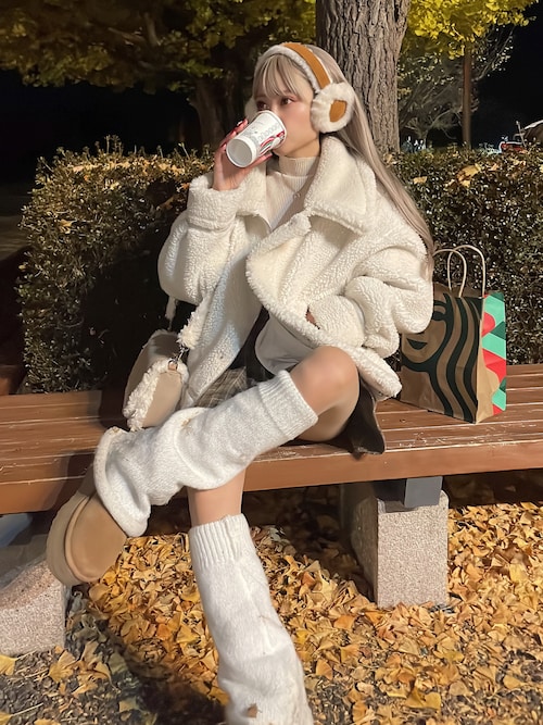 yuka 🤍｜SHEINのイヤーマフを使ったコーディネート - WEAR