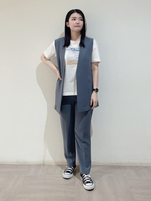 emika(INDIVI OFFICIAL)｜INDIVIのTシャツ/カットソーを使ったコーディネート - WEAR