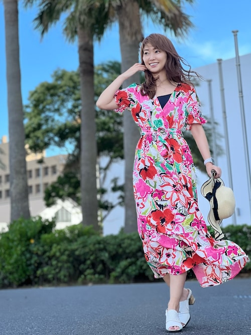 織田千穂｜sheinのワンピース ドレスを使ったコーディネート Wear