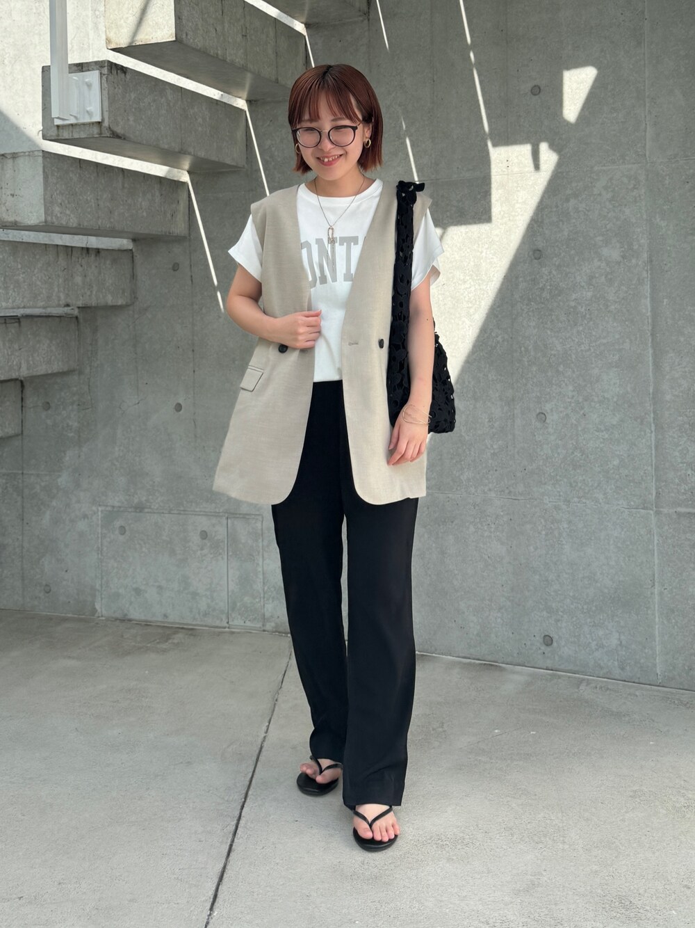 MIKI(un dix cors東武池袋)｜un dix corsのベストを使ったコーディネート - WEAR