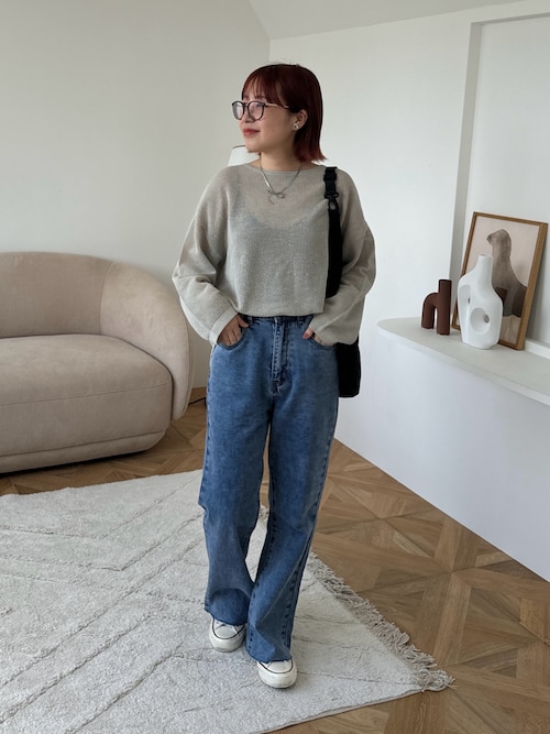 MIKI(un dix cors東武池袋)｜un dix corsのデニムパンツを使ったコーディネート - WEAR