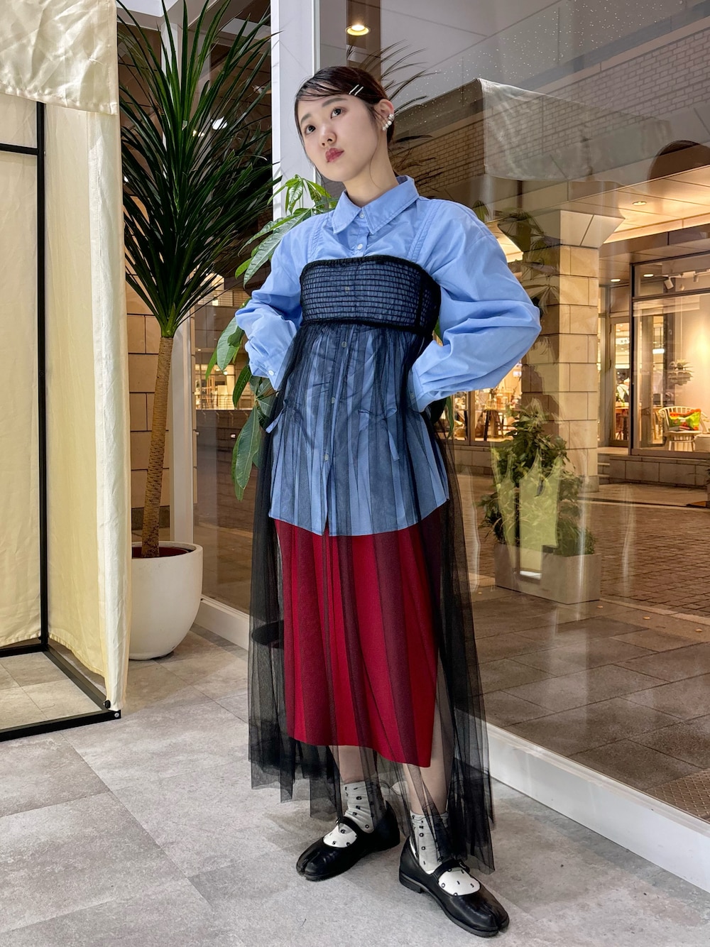 ayane(ANNA SUI NYC 本部)｜mecherie (nugu)のバレエシューズを使ったコーディネート - WEAR