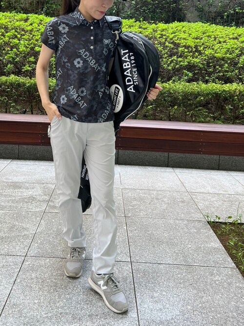 はなこ（adabat）｜adabatのポロシャツを使ったコーディネート - WEAR