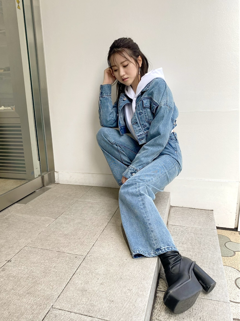 ENVYM_MADOKA(ENVYM)｜ENVYMのデニムジャケットを使ったコーディネート - WEAR