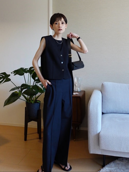 RIHO｜CHAROLのベストを使ったコーディネート - WEAR