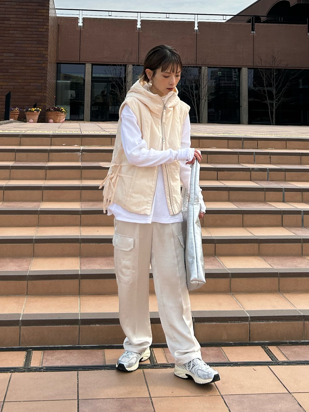 RIHO｜M_のダウンベストを使ったコーディネート - WEAR