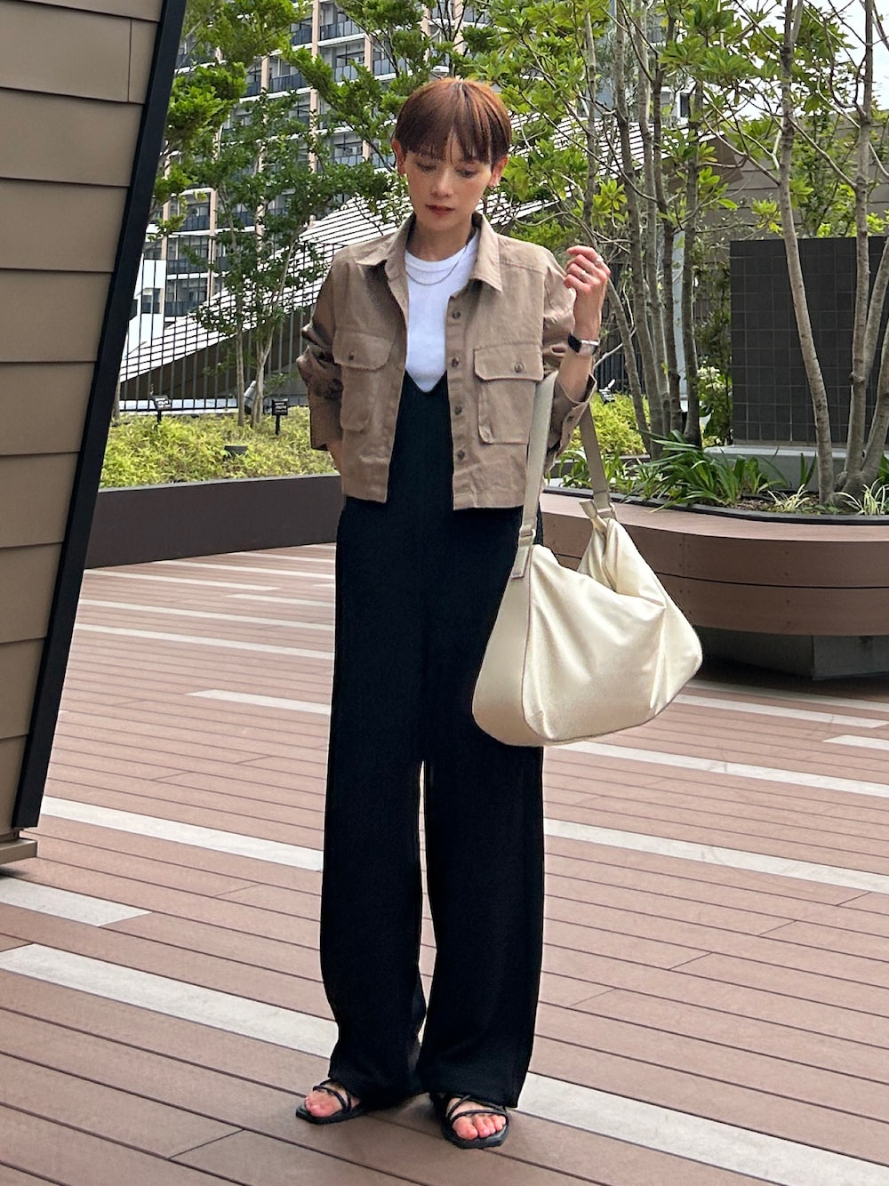 RIHO｜GUのオールインワン・サロペットを使ったコーディネート - WEAR