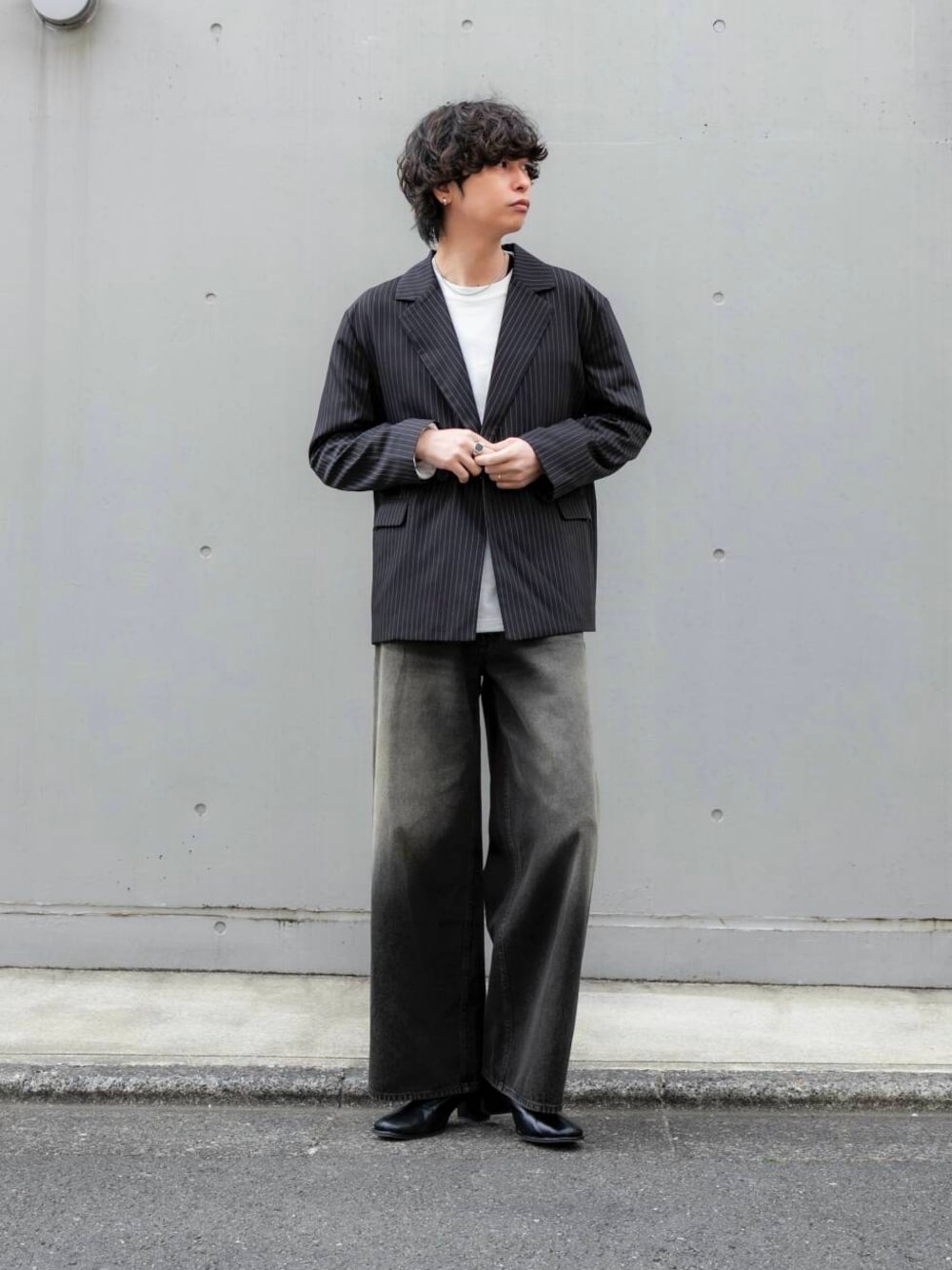 akiiii(SENSE OF PLACE by URBAN RESEARCH)｜SENSE OF PLACE by URBAN RESEARCHのテーラードジャケットを使ったコーディネート ...