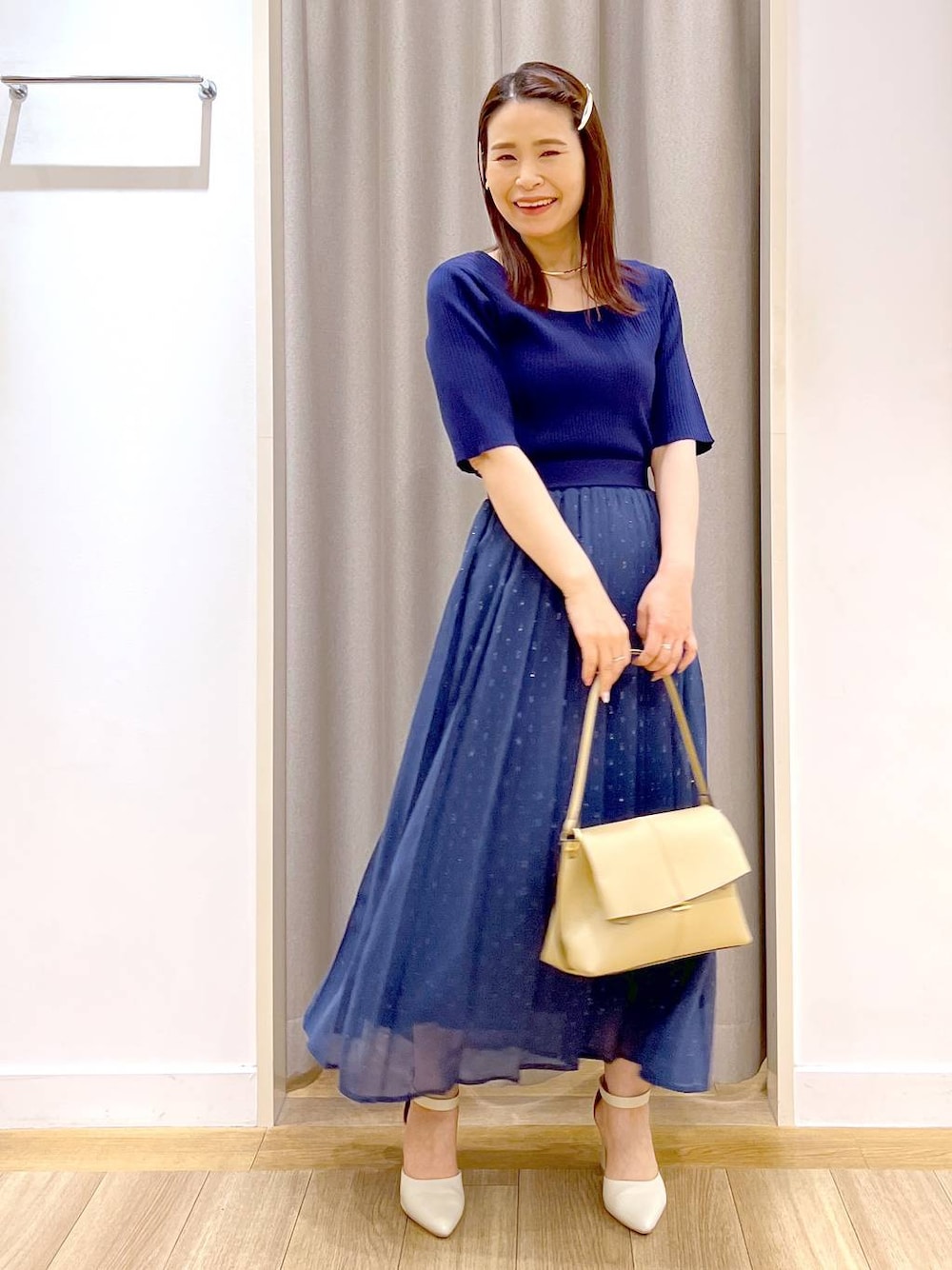 Kaori(Andemiu 金沢フォーラス)｜Andemiuのパンプスを使ったコーディネート - WEAR